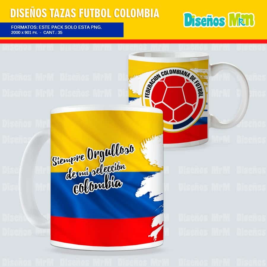 Equipos Futbol Colombiano: Diseños para Mugs